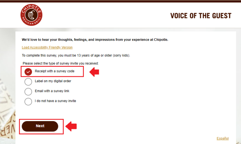ChipotleFeedback Survey @ www.chipotlefeedback.com