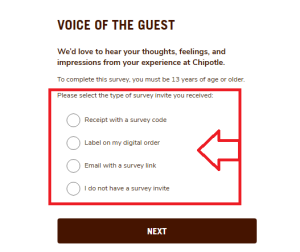 ChipotleFeedback Survey @ www.chipotlefeedback.com